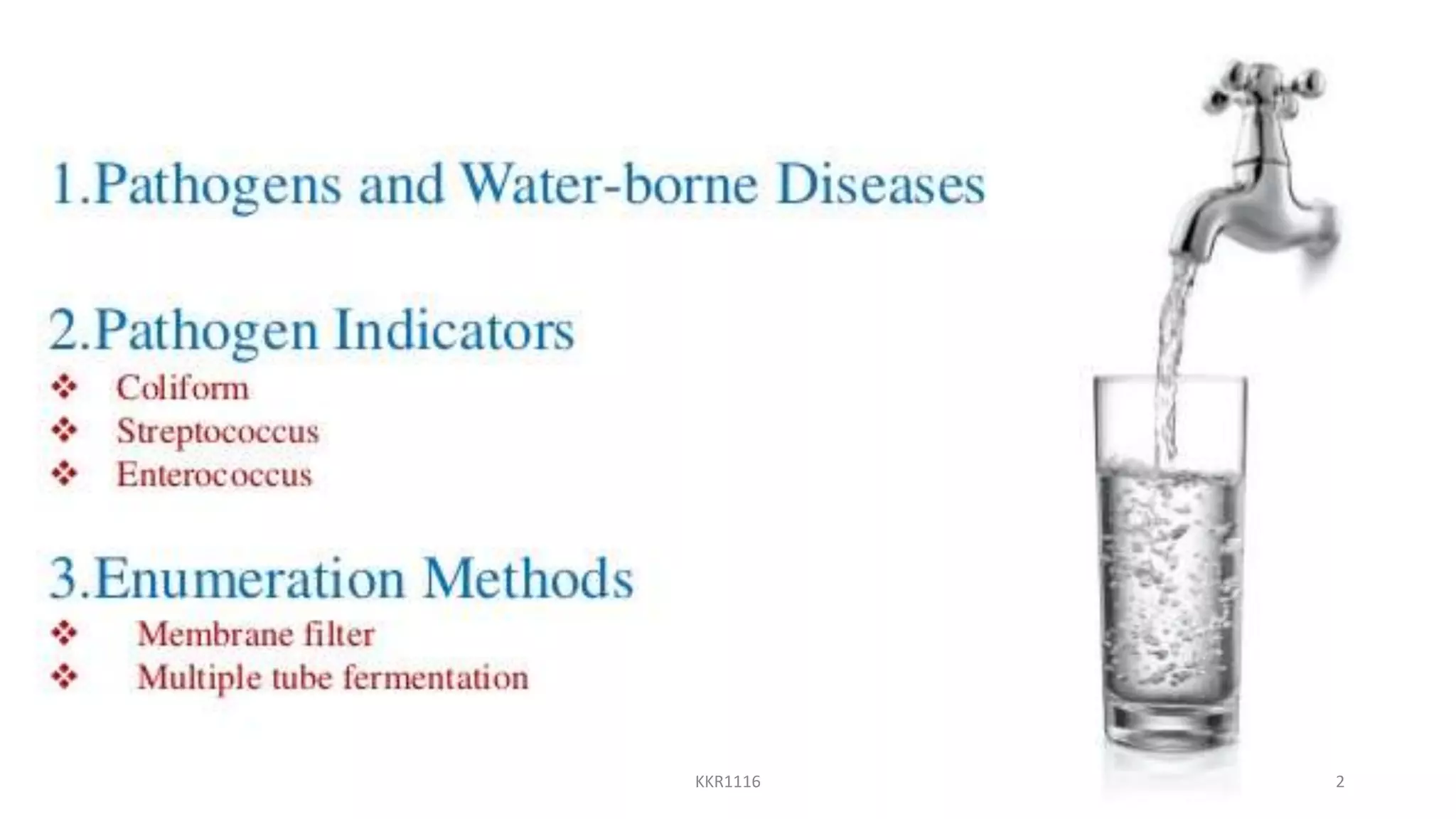 Water quality testing methods | PPTX