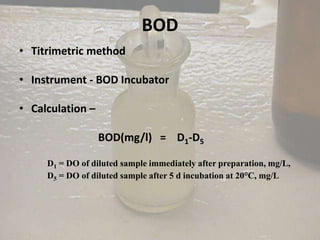WATER ANALYSIS /Water quality testing p.k.k | PPTX