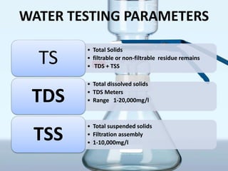 WATER ANALYSIS /Water quality testing p.k.k | PPTX