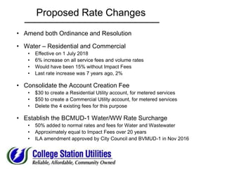 Water Rate Increase | PPTX