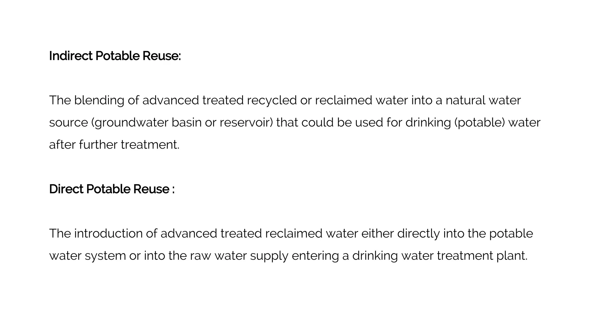 Water reclamation and reuse | PPTX