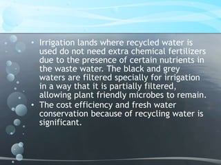 Water recycling System | PPTX