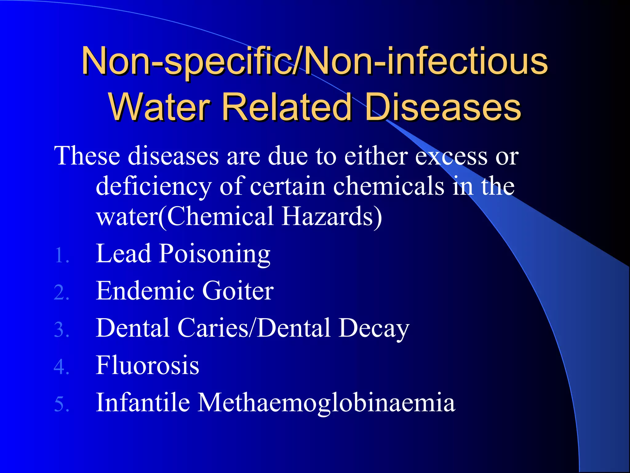 Water related diseases | PPT