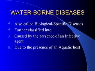 Water related diseases | PPT
