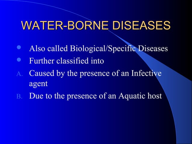 Water related diseases | PPT