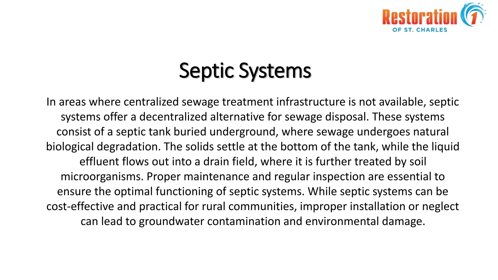 5 Effective Methods of Sewage Disposal to Tackle Common Issues | PPTX