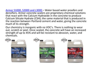 Water Repellent Coatings For Concrete | PPT