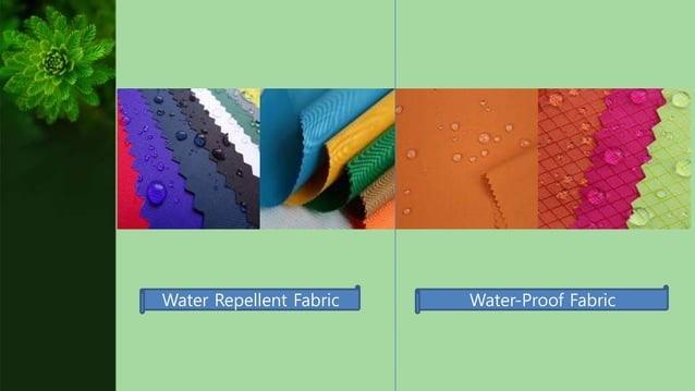 Water repellent finish | PPTX