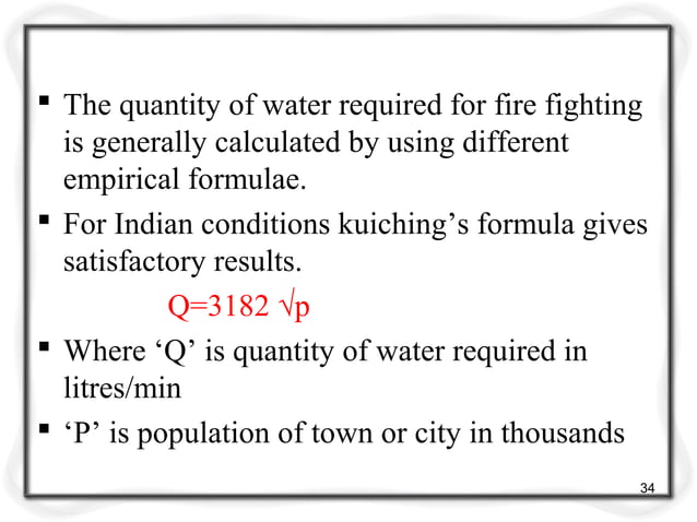 Water demand/Waterrequirements | PPT