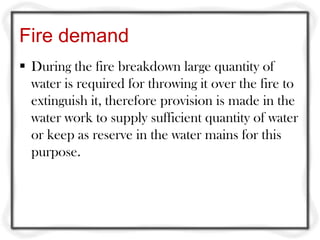 Water requirements | PPTX