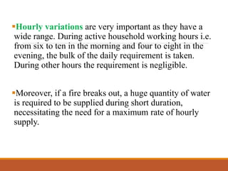 Water requirements | PPTX