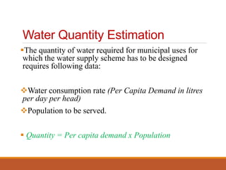 Water requirements | PPTX