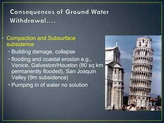 Water resarch and ground water | PPT