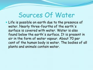 Water resource | PPTX