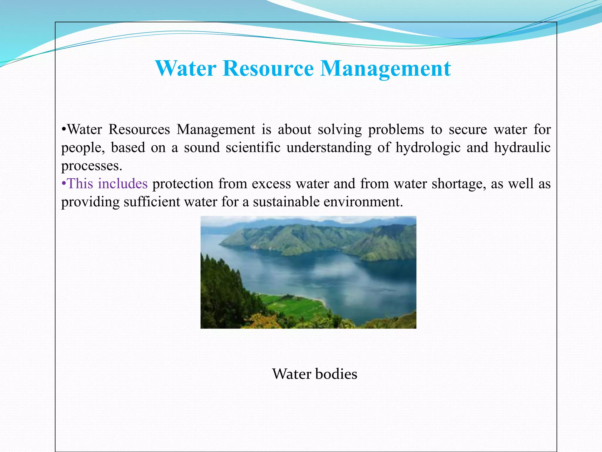 Water resource management in Bangladesh | PPTX