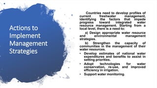 Water resource management | PPTX