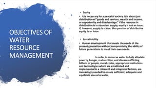 Water resource management | PPTX
