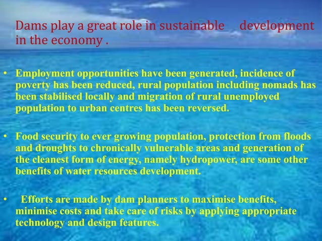 Water resource management and role of dams | PPTX