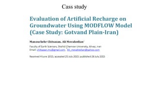 Water resource model modflow | PPTX