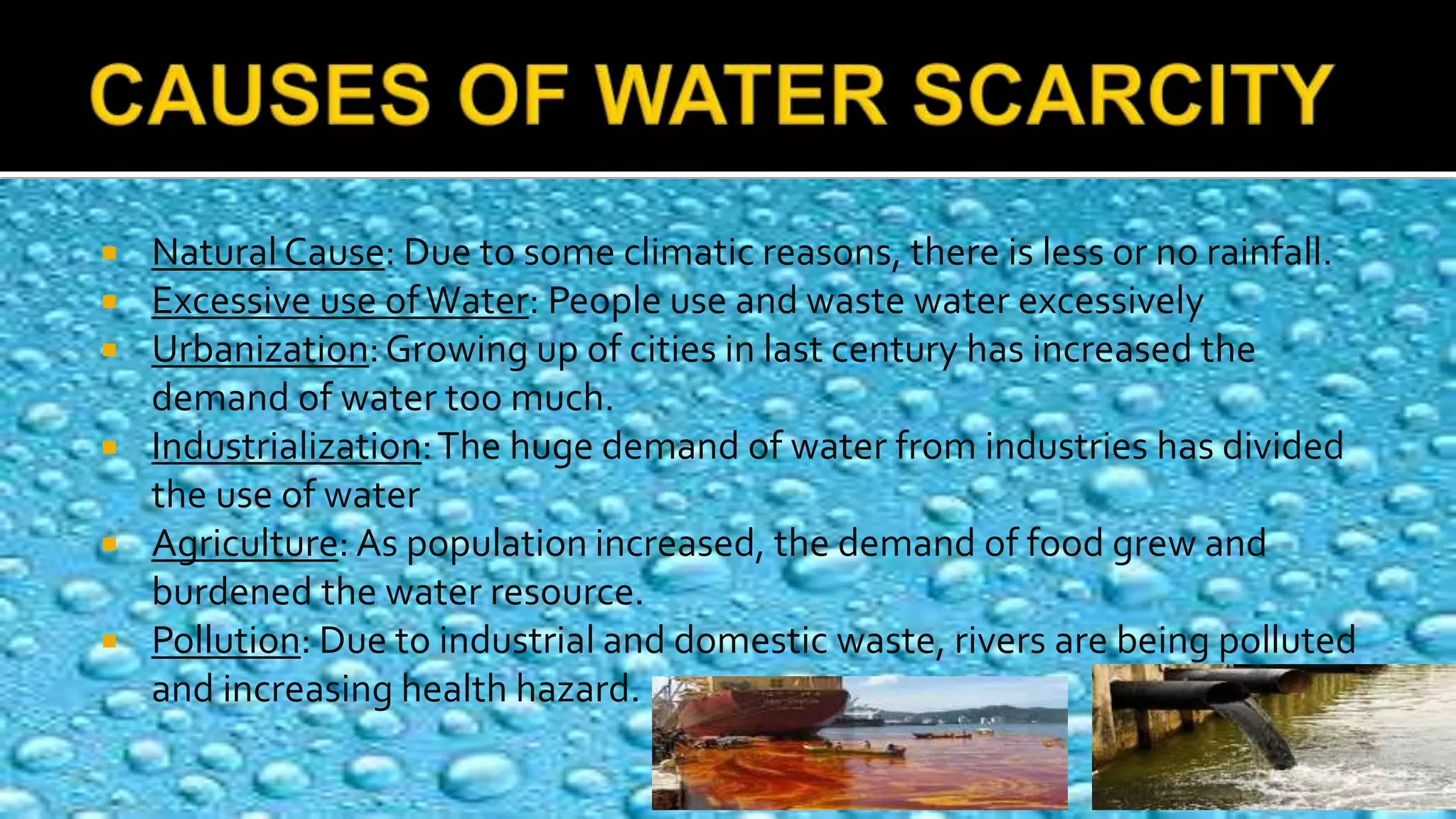 Water resource ppt | PPTX