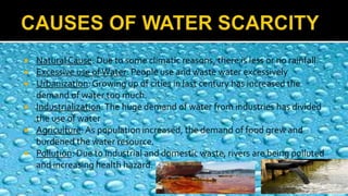 Water resource ppt | PPTX