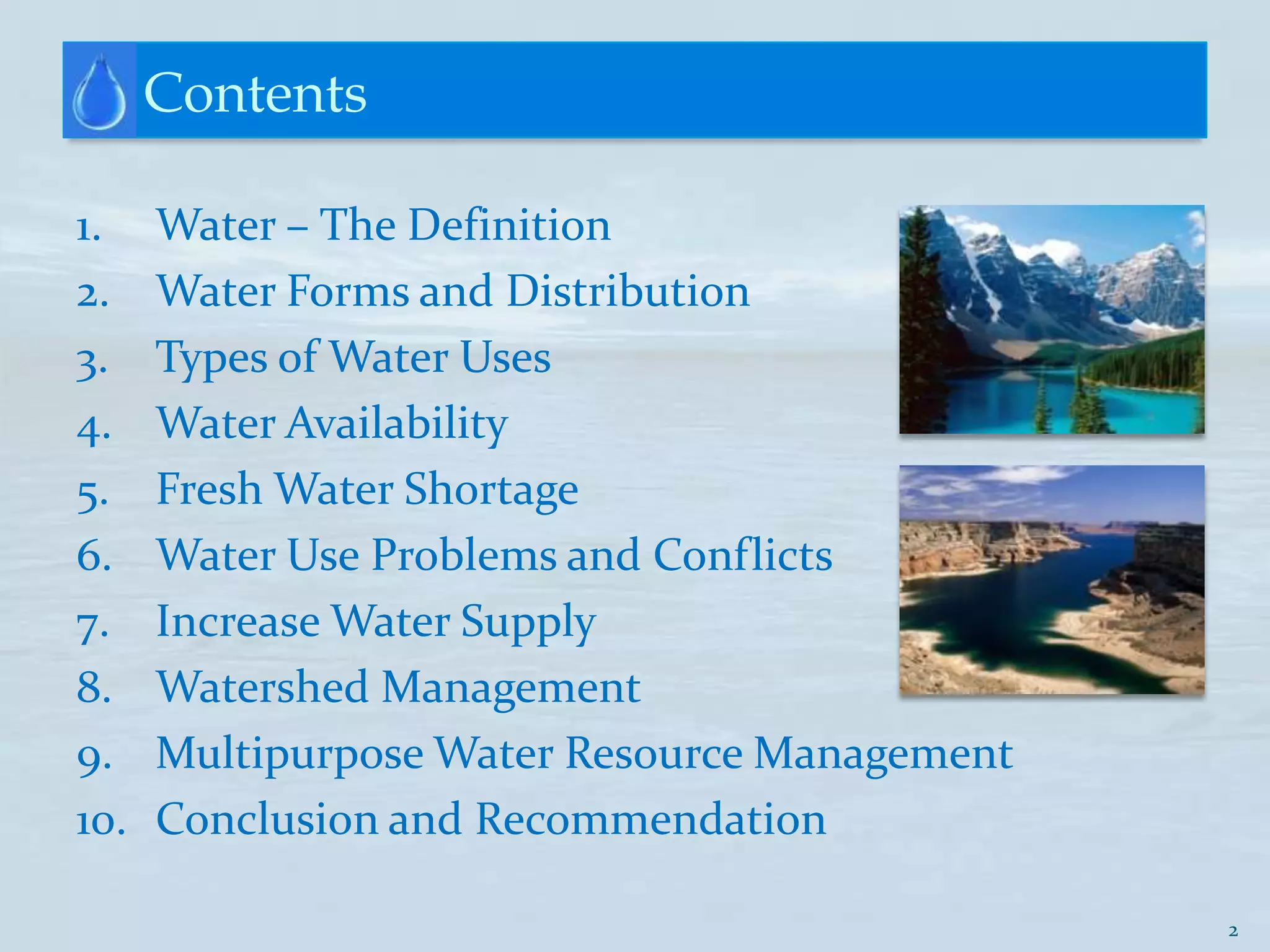 Water Resources | PPTX
