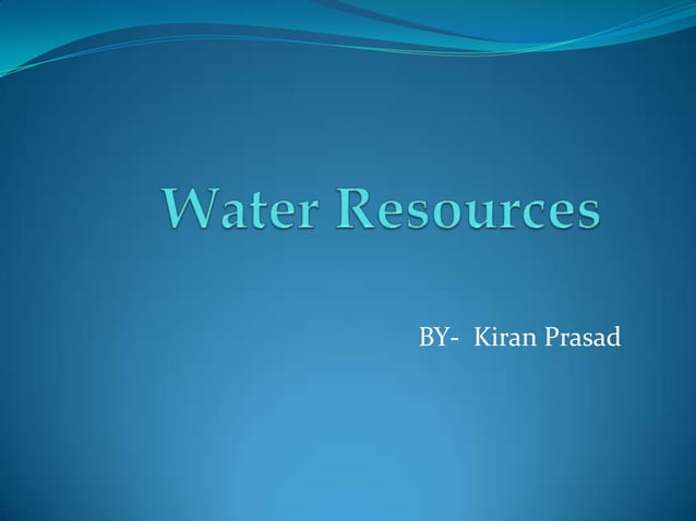 Water Resources | PPTX