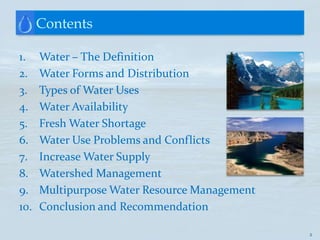 Water Resources | PPTX
