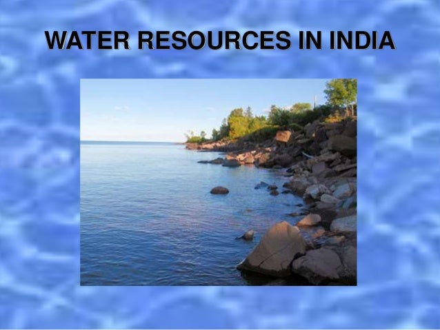 Water resources