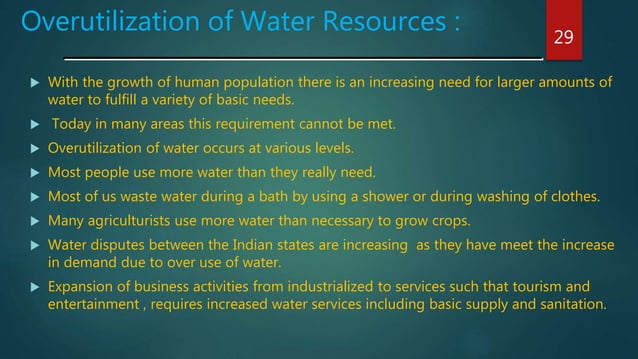 Water resources | PPT