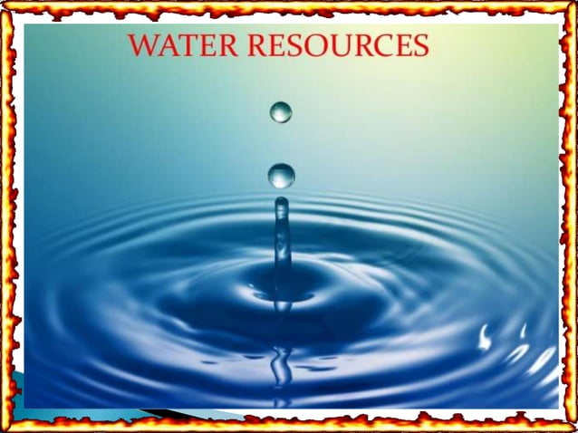 water resources-2.pptx | Agriculture | Industries