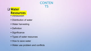 Water Resources.pptx | Geography | Science