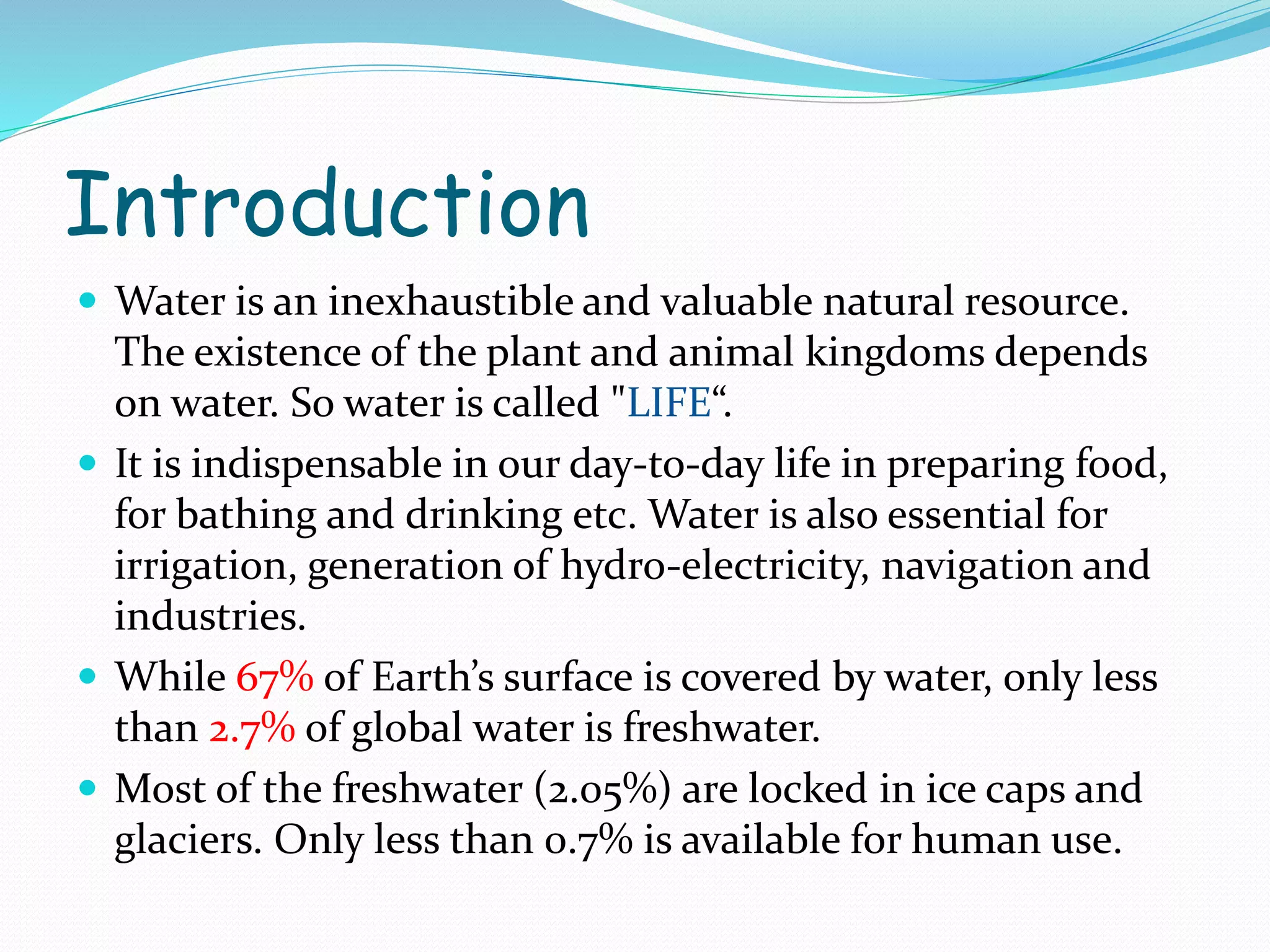 Water resources | PPTX