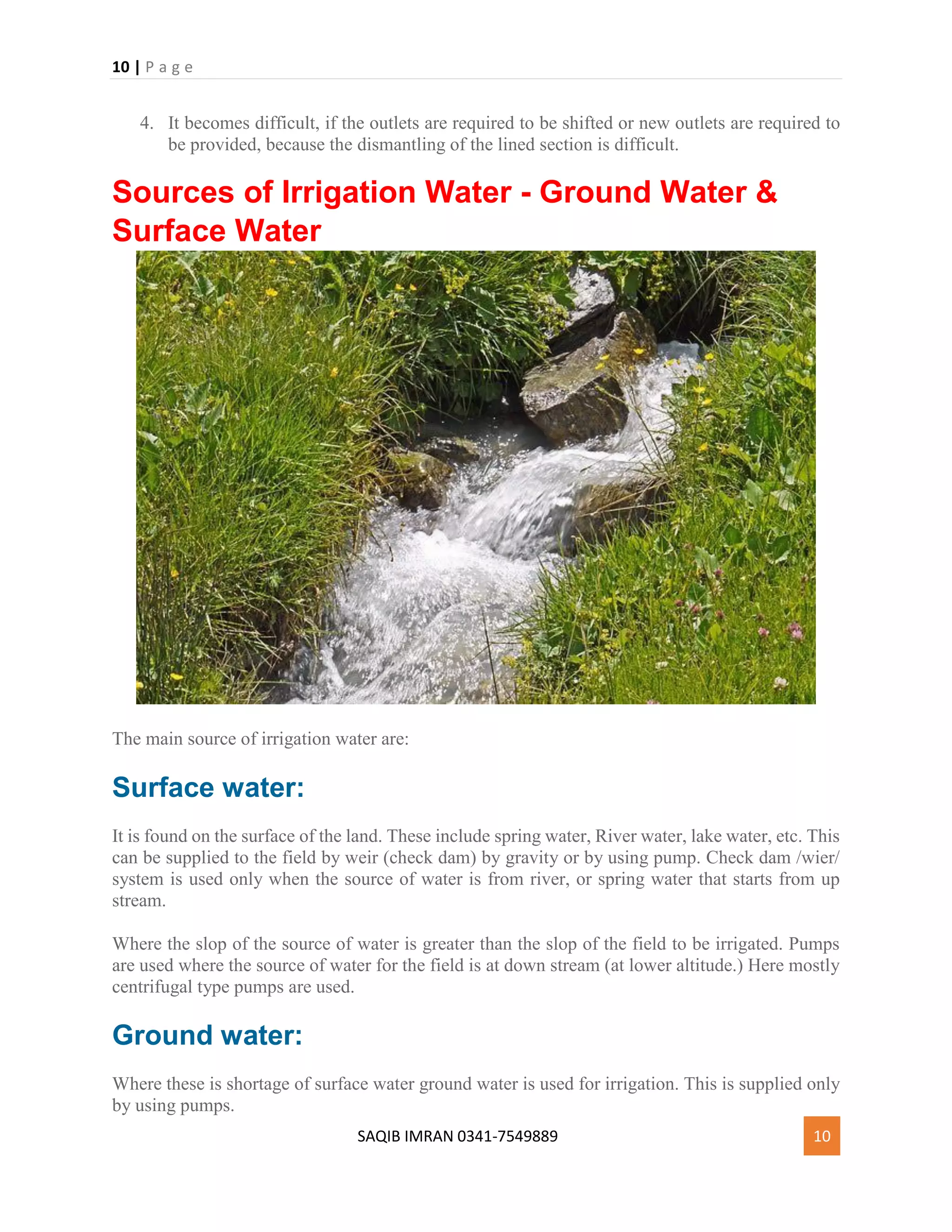 Water resources and irrigation engineering pdf | PDF
