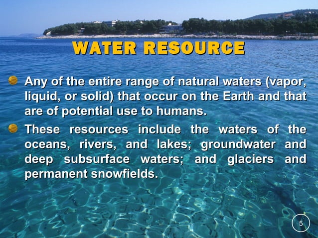 Water resources engg lec | PPT