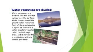 Water resources engineering | PPT