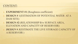 WATER RESOURCES ENGINEERING.pptx | Chemistry | Science
