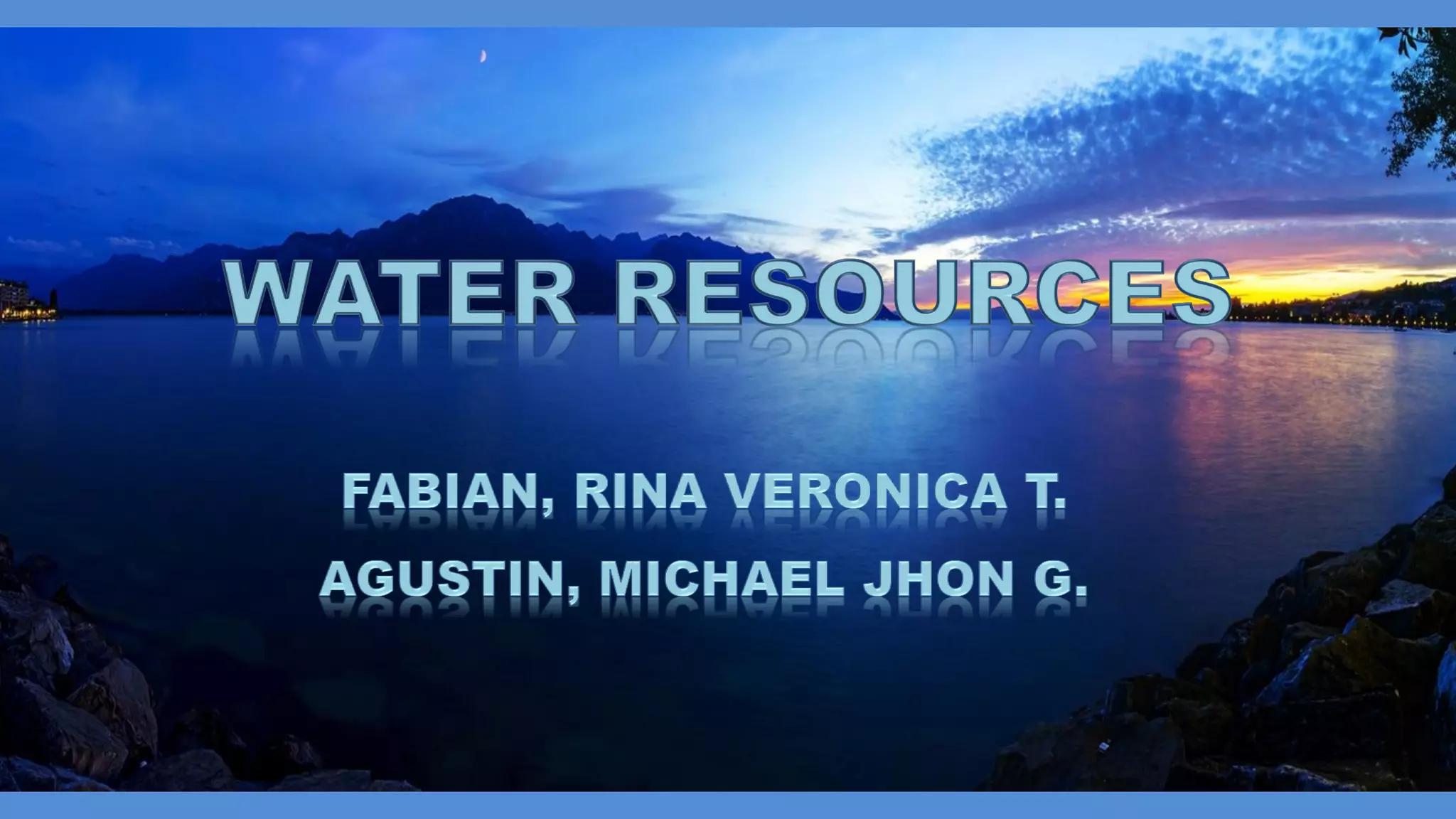 grade 11 chapter 4 module Earth Science: Water Resources | PDF