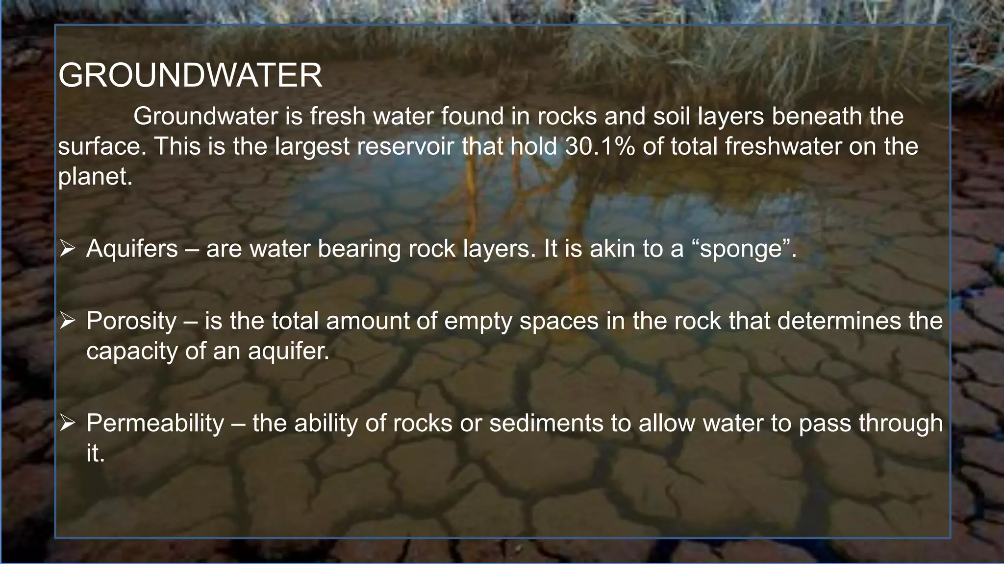 grade 11 chapter 4 module Earth Science: Water Resources | PDF
