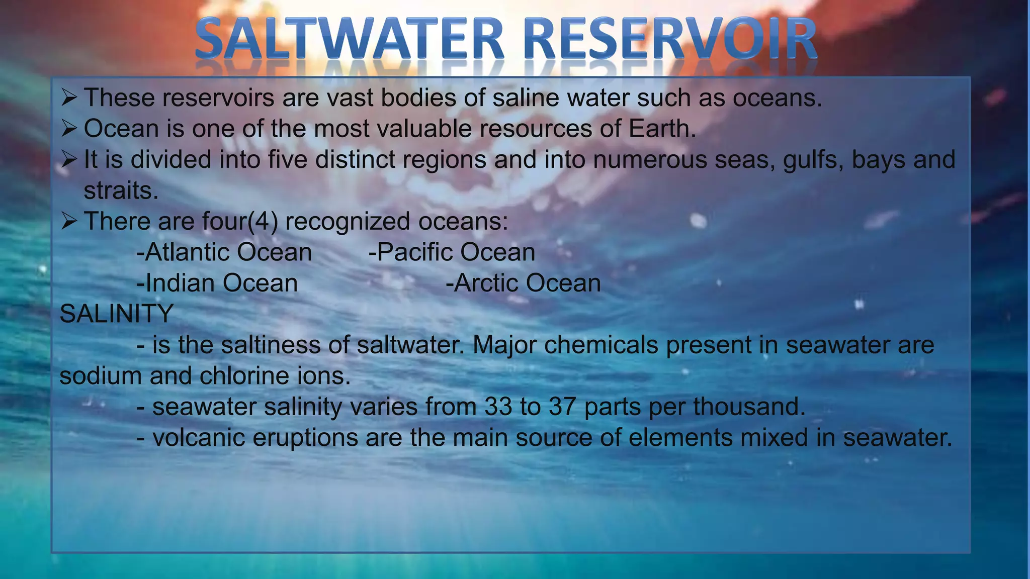 grade 11 chapter 4 module Earth Science: Water Resources | PDF