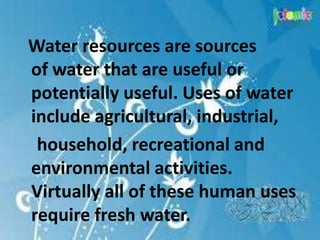 Water Resources in the Philippines | PPTX