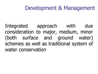 Water resources in india | PPT