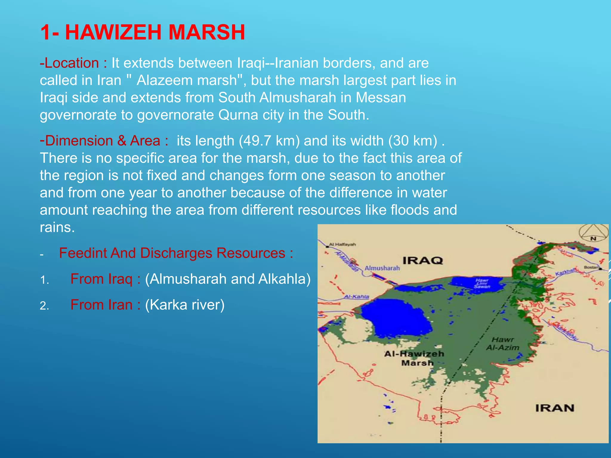Water resources in iraq | PPTX