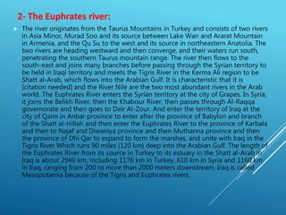 Water resources in iraq | PPTX