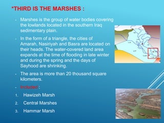 Water resources in iraq | PPTX