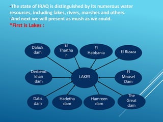 Water resources in iraq | PPTX