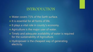 Water resources, its distribution and currennt situation 1 | PPTX
