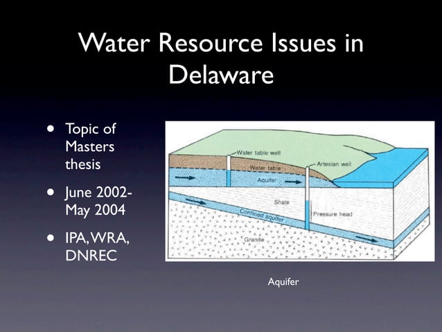 Water Resources in Delaware | PPT