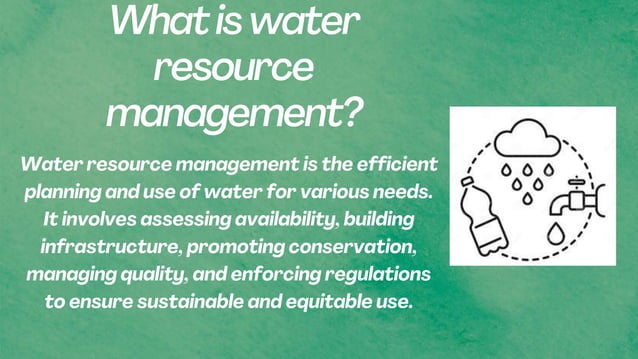 Water Resources Management: Navigating Challenges with Amir Parekh | PPTX