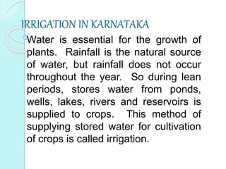 Water Resources of Karnataka | PPTX